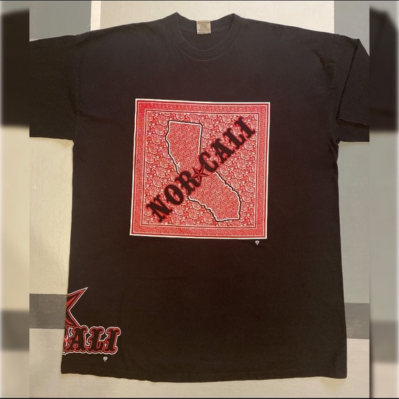 Pro Top | Shirts | Mens Black Heavyweight Nor Cal Graphic Tee | Poshmark